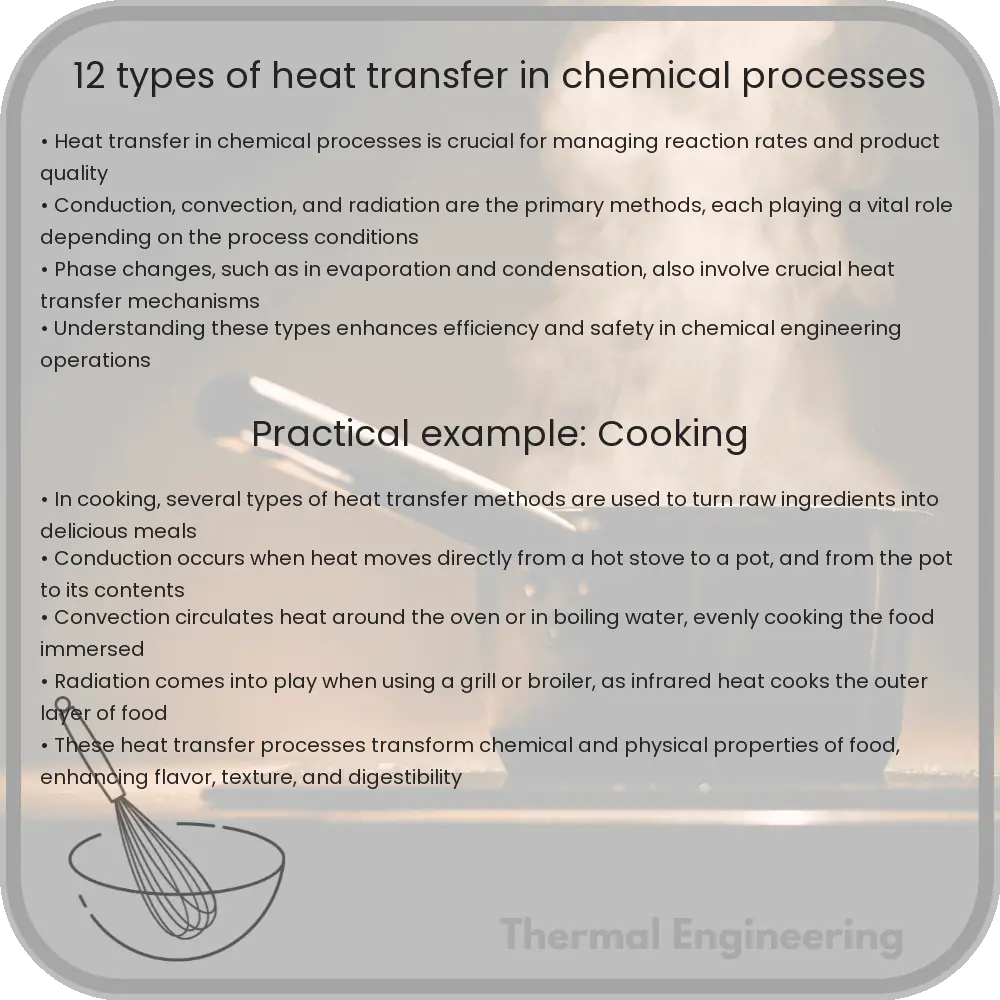 12 Types of Heat Transfer in Chemical Processes