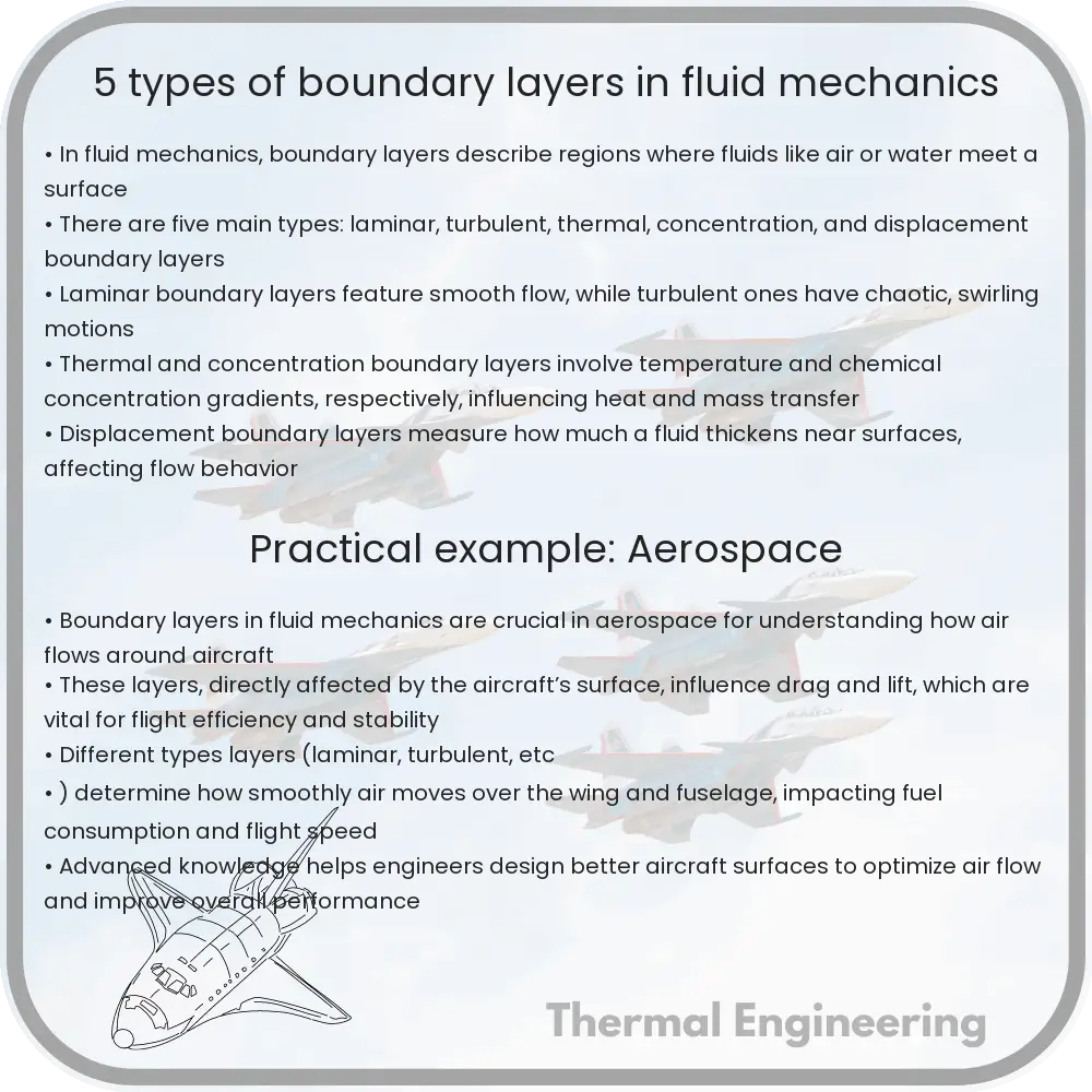 5 Types of Boundary Layers in Fluid Mechanics