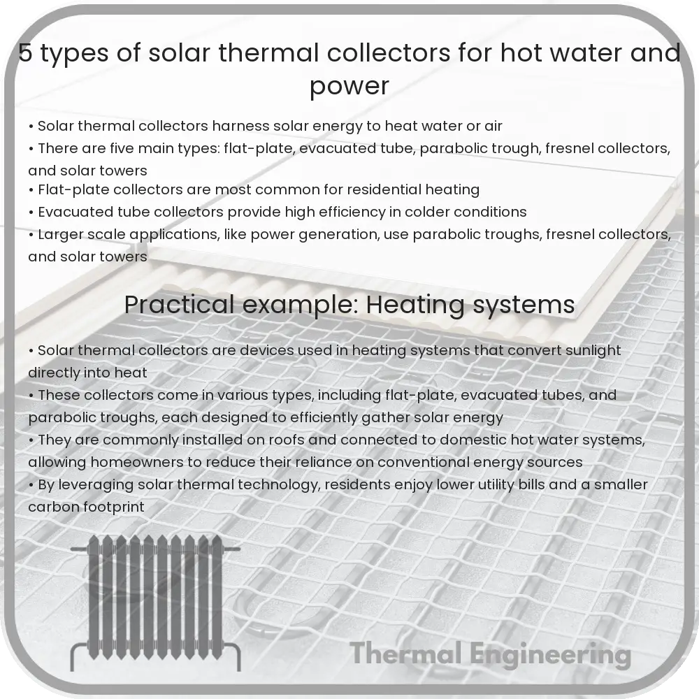 5 Types of Solar Thermal Collectors for Hot Water and Power
