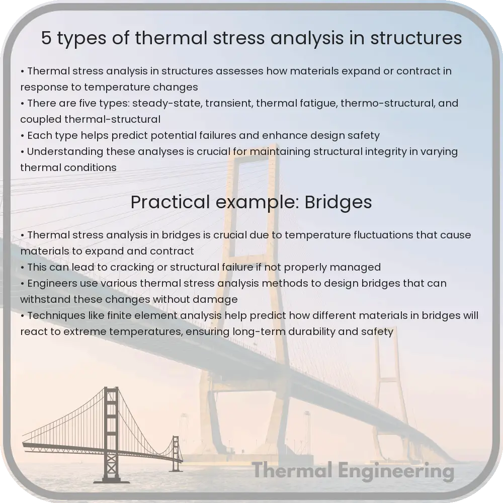 5 Types of Thermal Stress Analysis in Structures