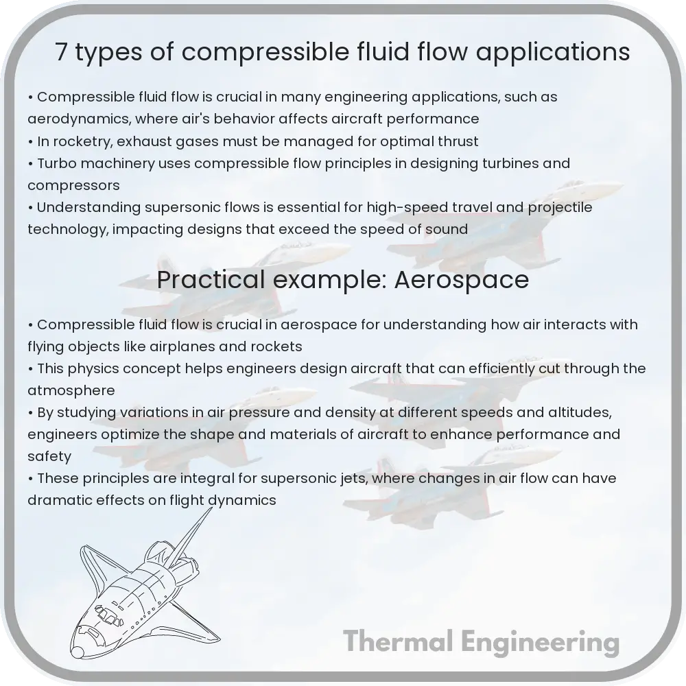 7 Types of Compressible Fluid Flow Applications 7 Types of Compressible Fluid Flow Applications