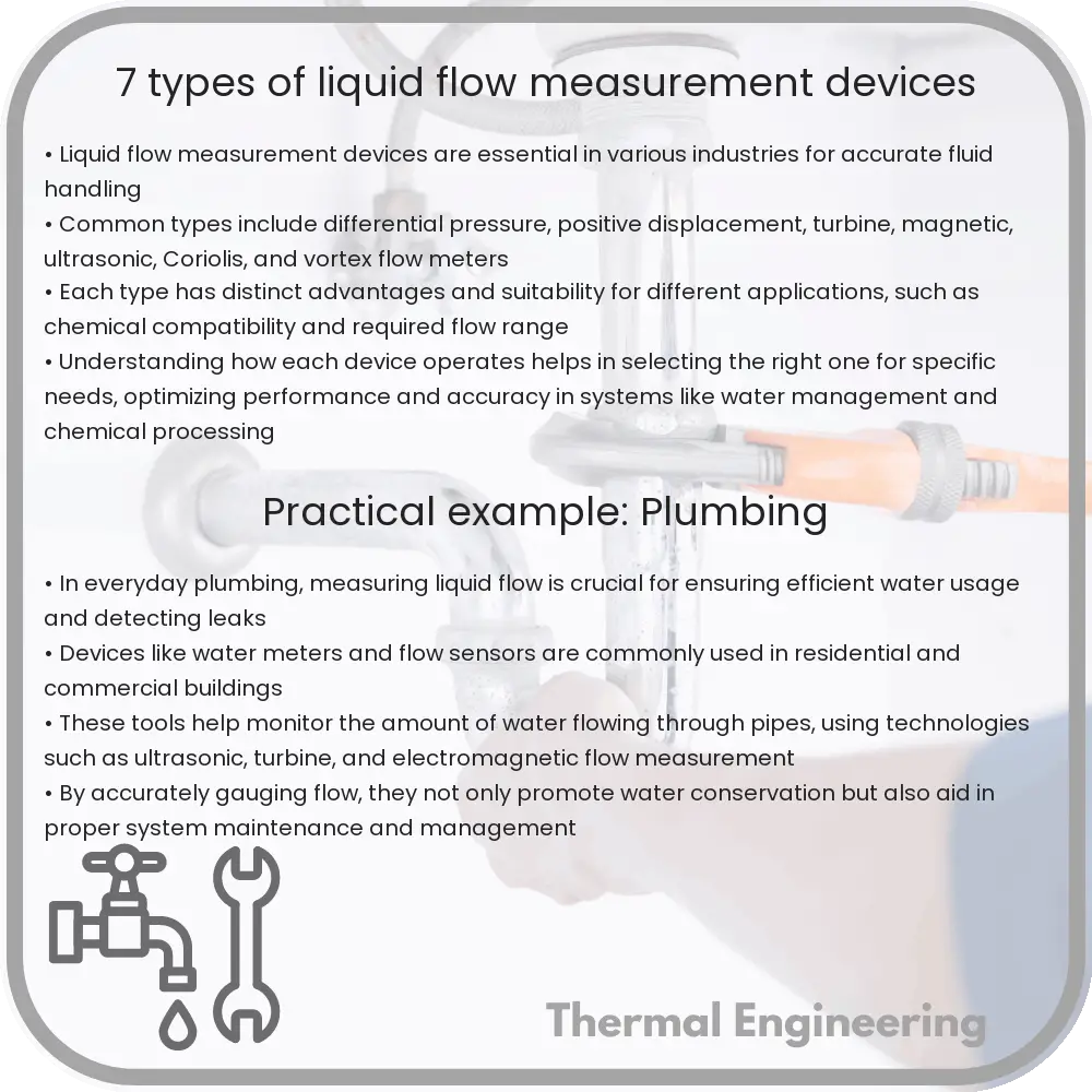 7 Types of Liquid Flow Measurement Devices