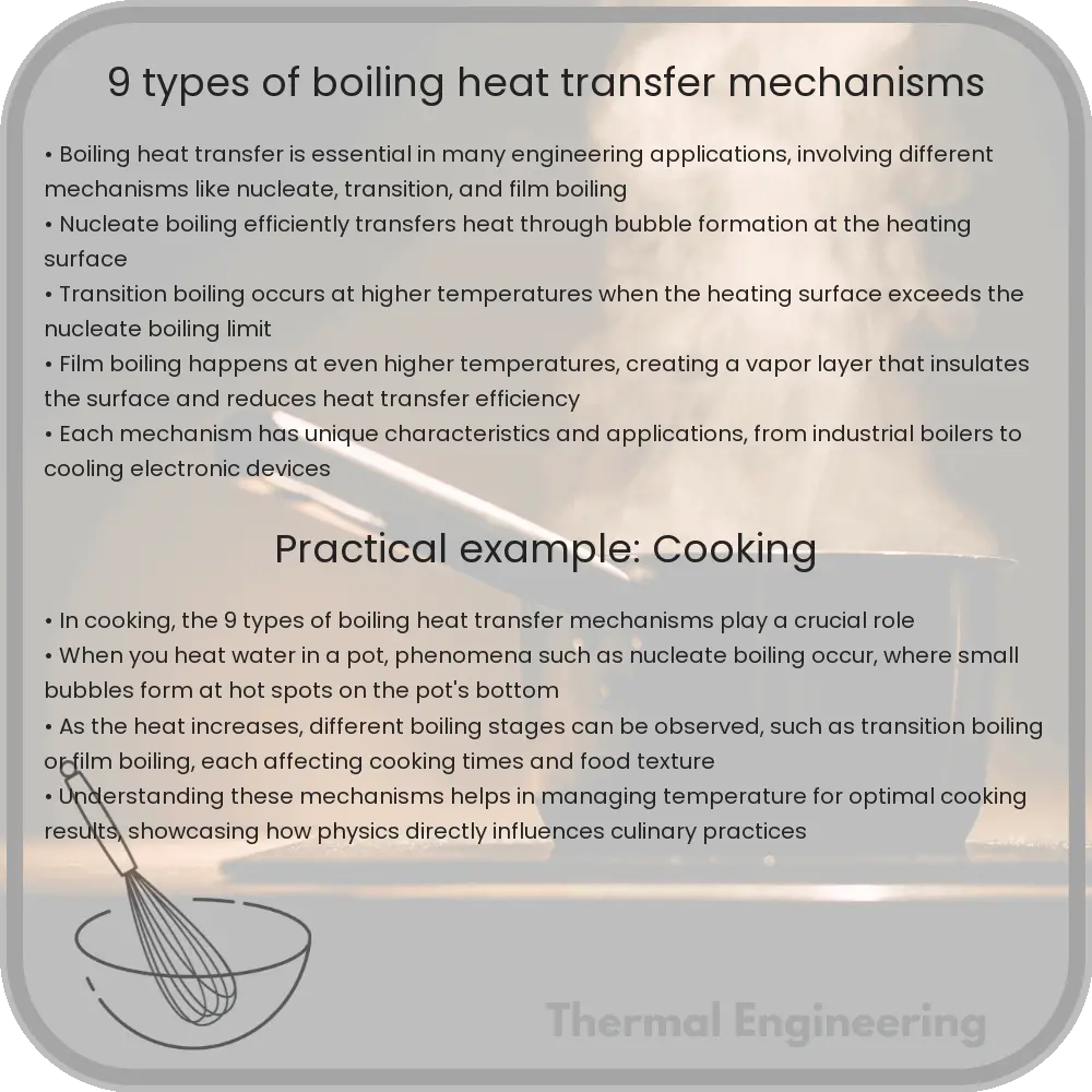 9 Types of Boiling Heat Transfer Mechanisms