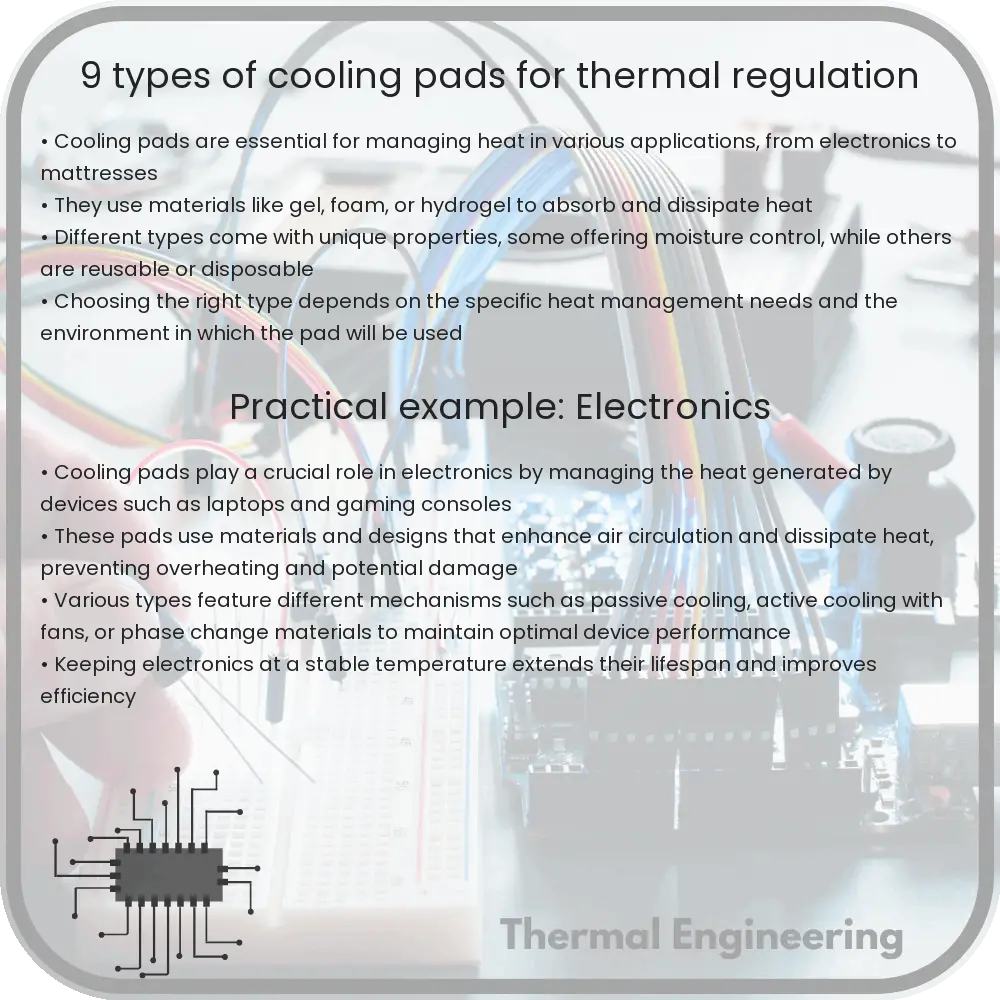 9 Types of Cooling Pads for Thermal Regulation