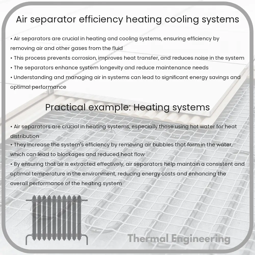 Air Separator | Efficiency, Heating/Cooling Systems