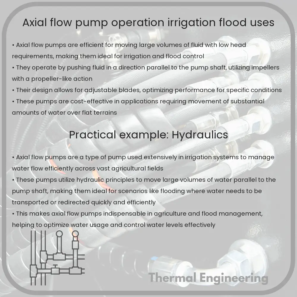 Axial Flow Pump | Operation, Irrigation & Flood Uses