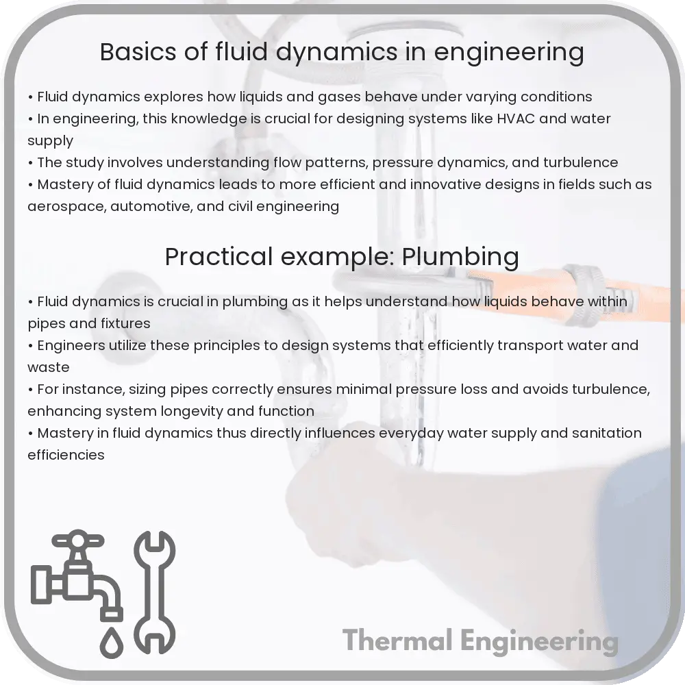 Basics of Fluid Dynamics in Engineering