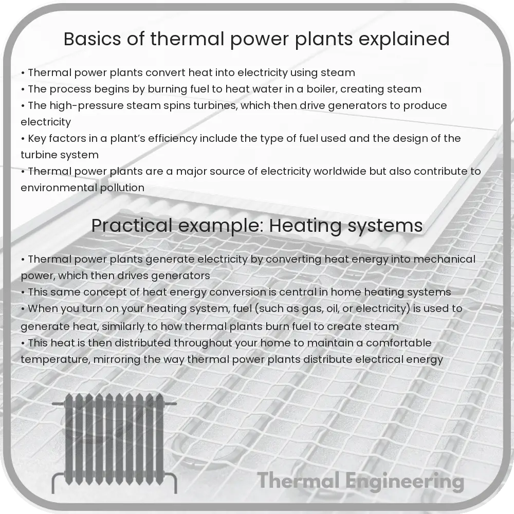 Basics of Thermal Power Plants Explained Basics of Thermal Power Plants Explained