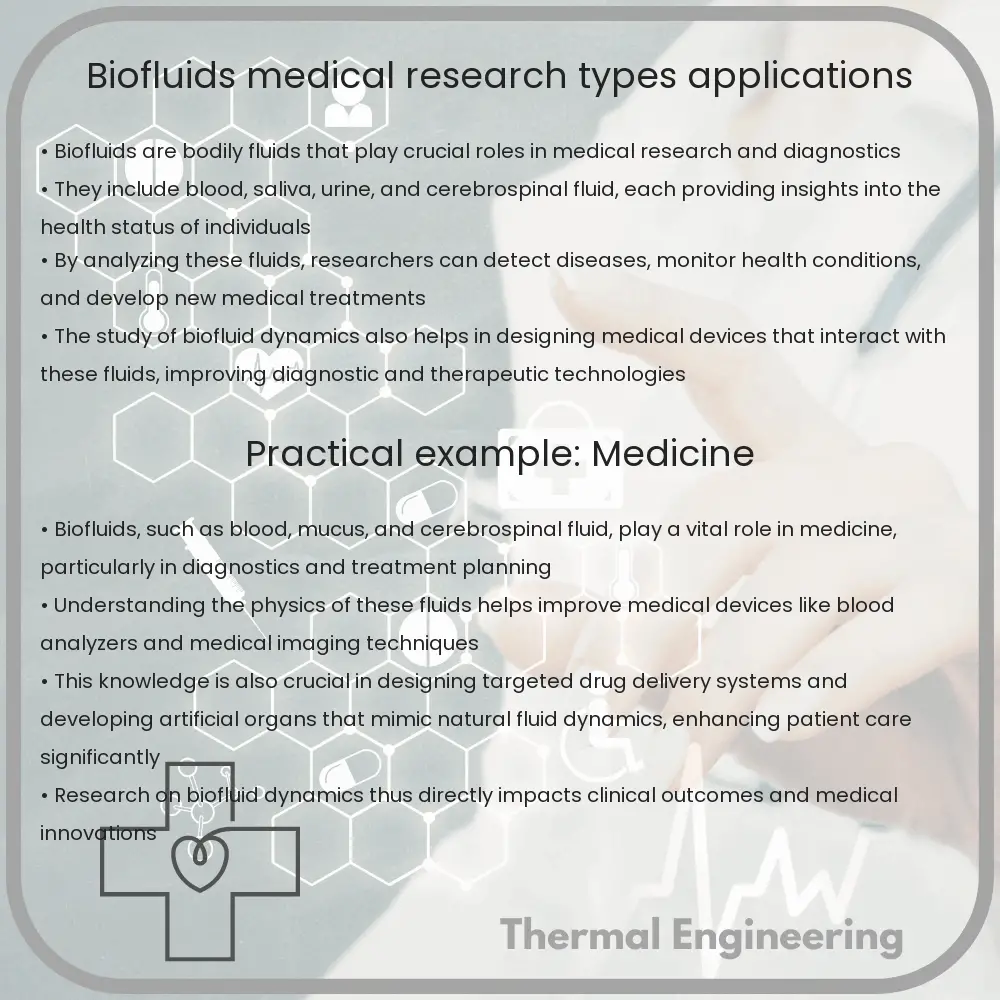 Biofluids | Medical Research, Types & Applications