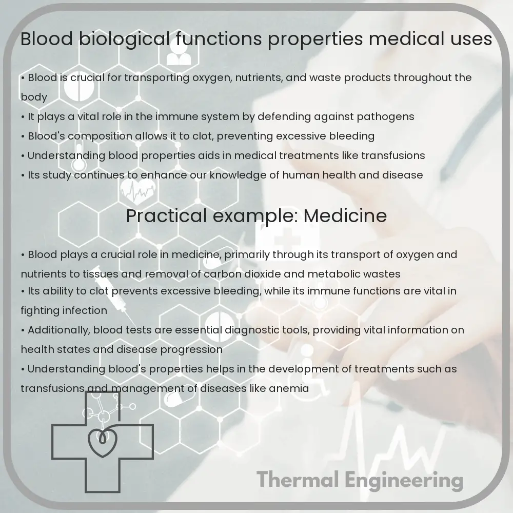 Blood | Biological Functions, Properties, Medical Uses