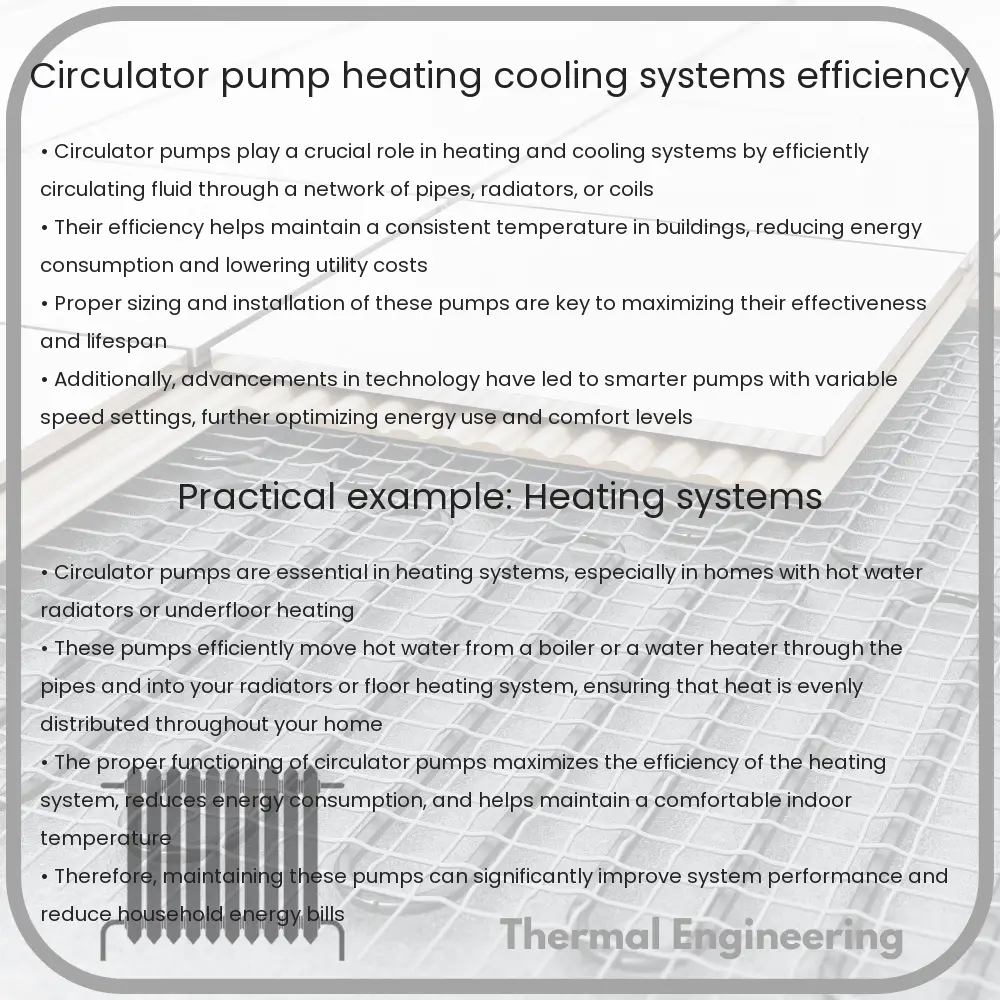 Circulator Pump | Heating & Cooling Systems Efficiency Circulator Pump | Heating & Cooling Systems Efficiency