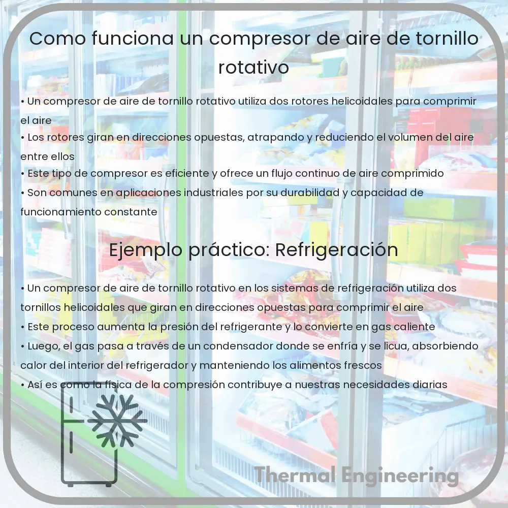 ¿Cómo funciona un compresor de aire de tornillo rotativo? ¿Cómo funciona un compresor de aire de tornillo rotativo?