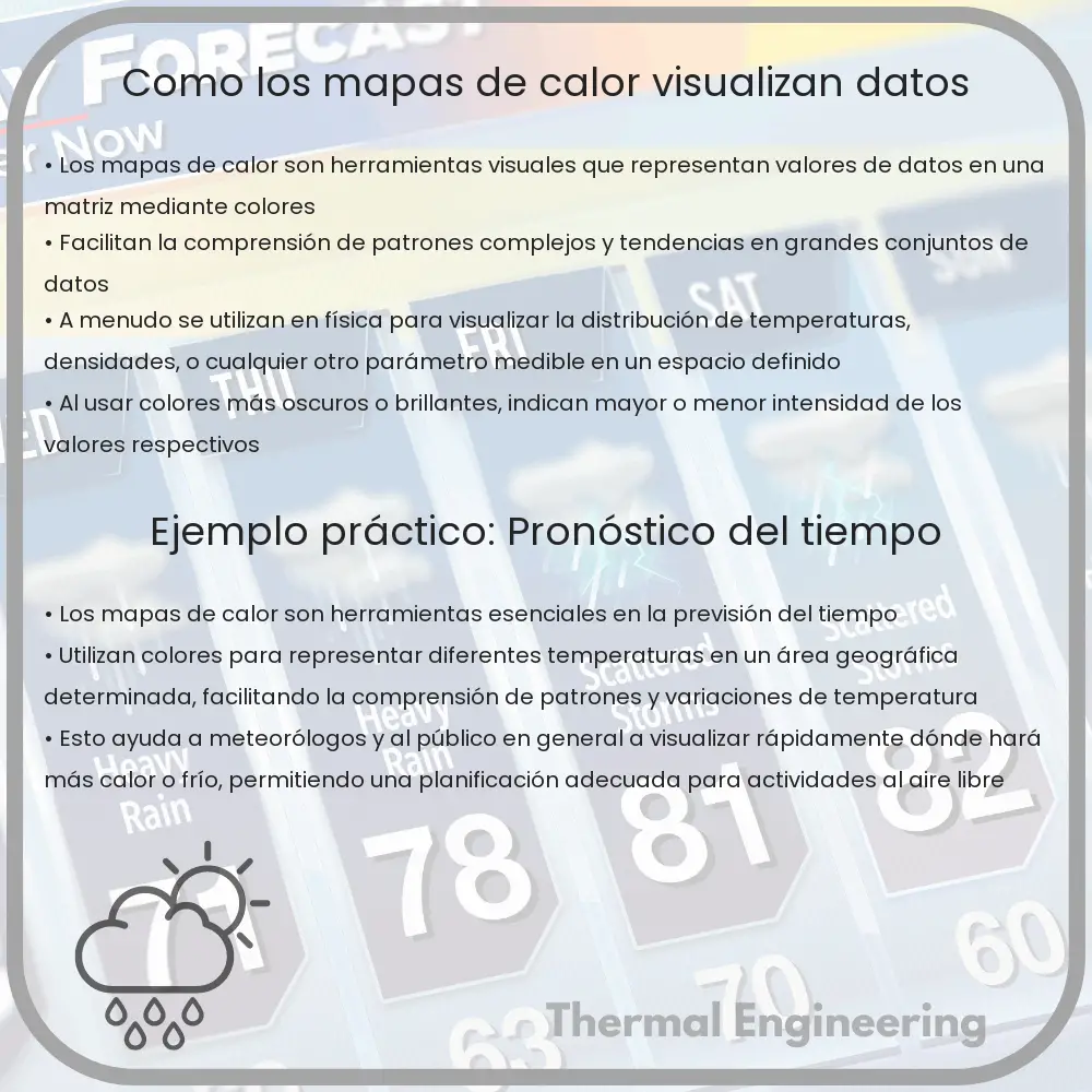 Cómo los mapas de calor visualizan datos