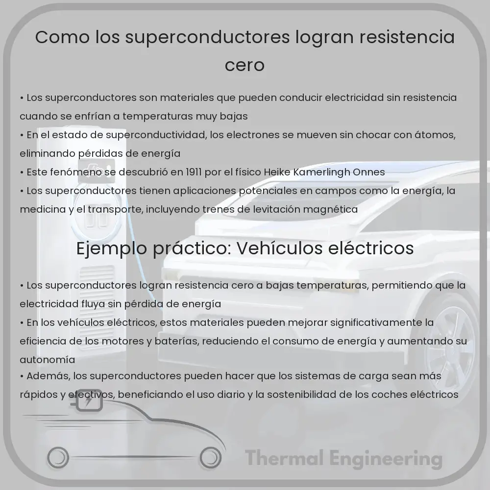 Cómo los superconductores logran resistencia cero