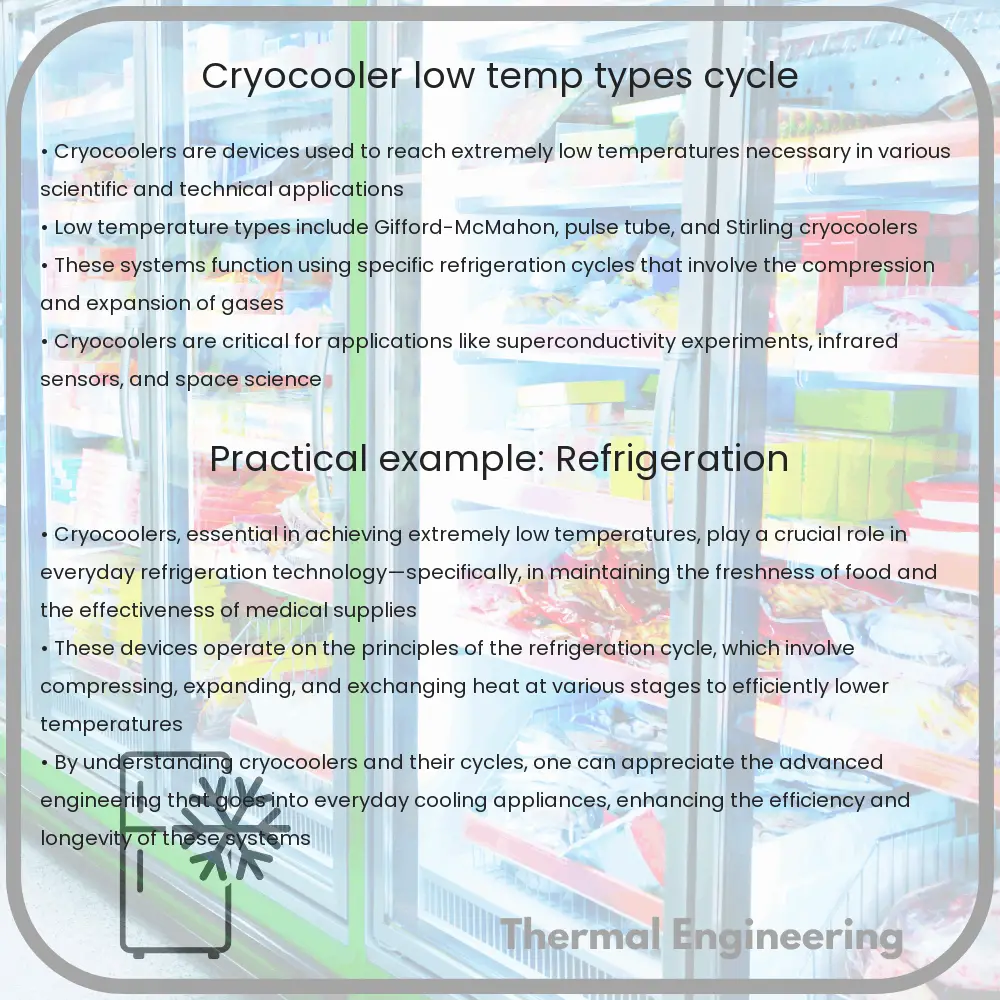 Cryocooler | Low Temp Types & Cycle