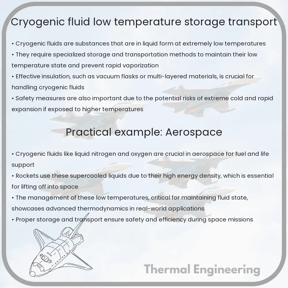 Cryogenic Fluid | Low Temperature, Storage & Transport