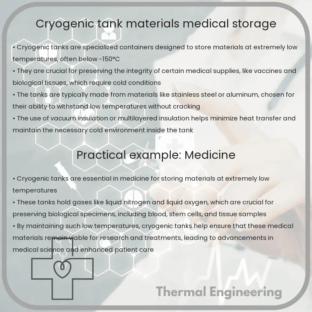 Cryogenic Tank | Materials & Medical Storage