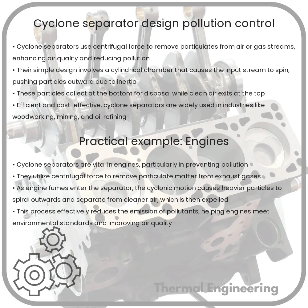 Cyclone Separator | Design & Pollution Control