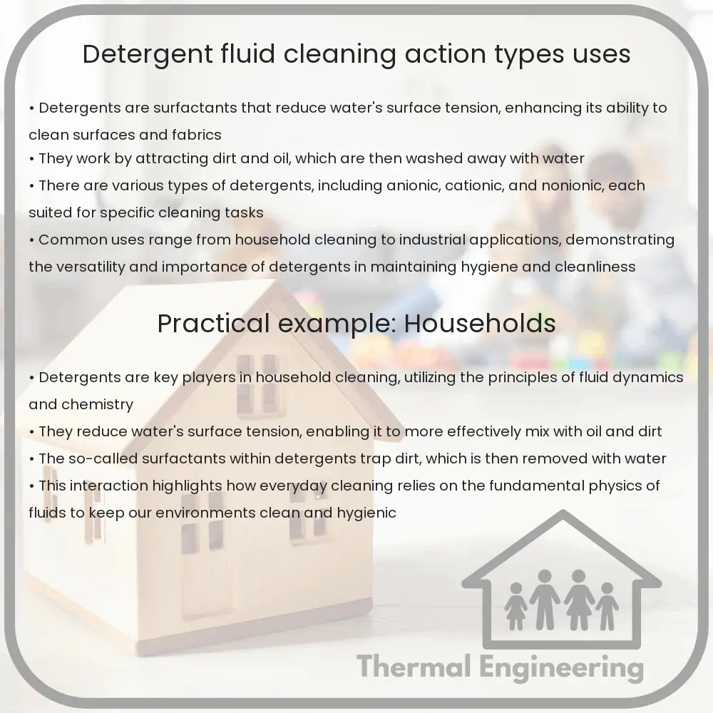 Detergent Fluid | Cleaning Action, Types & Uses