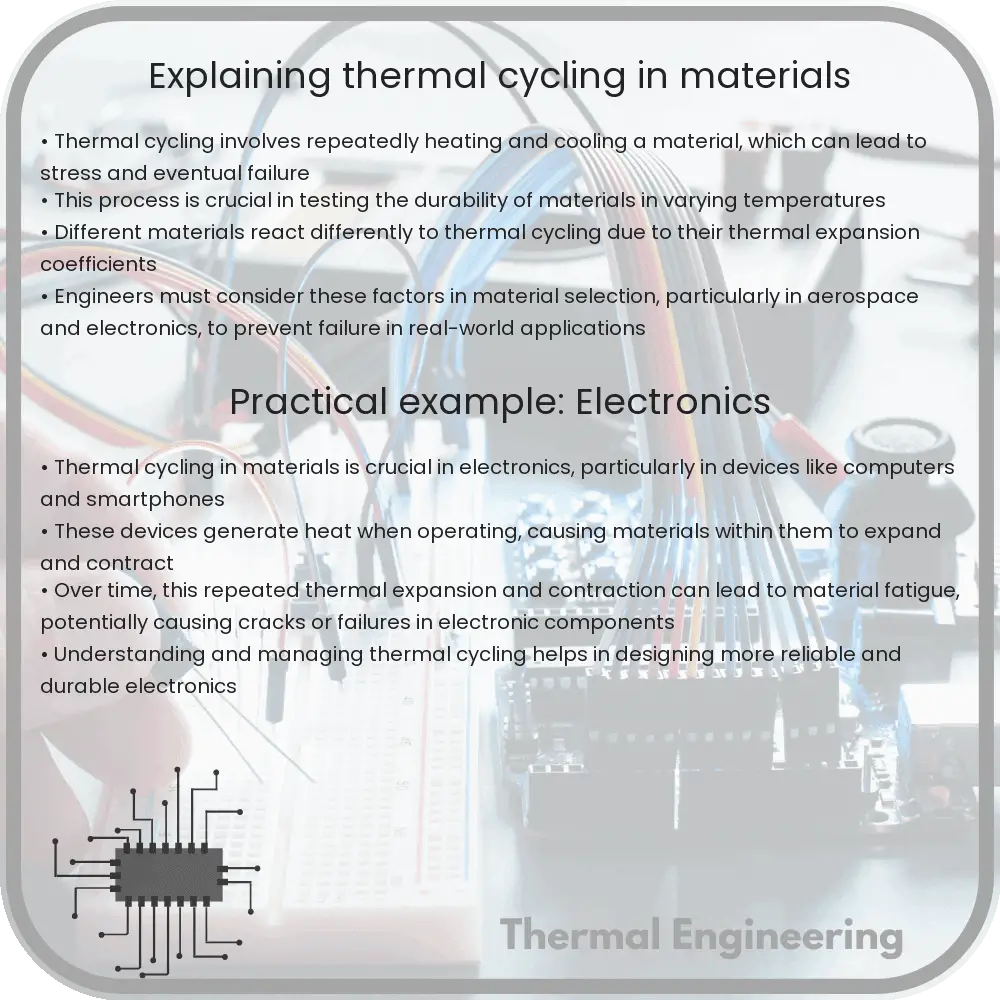 Explaining Thermal Cycling in Materials Explaining Thermal Cycling in Materials