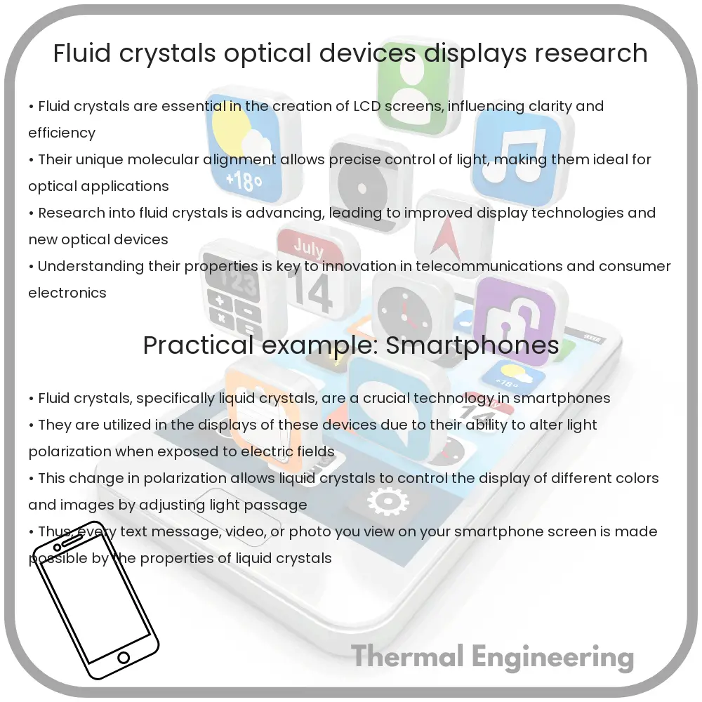 Fluid Crystals | Optical Devices, Displays & Research