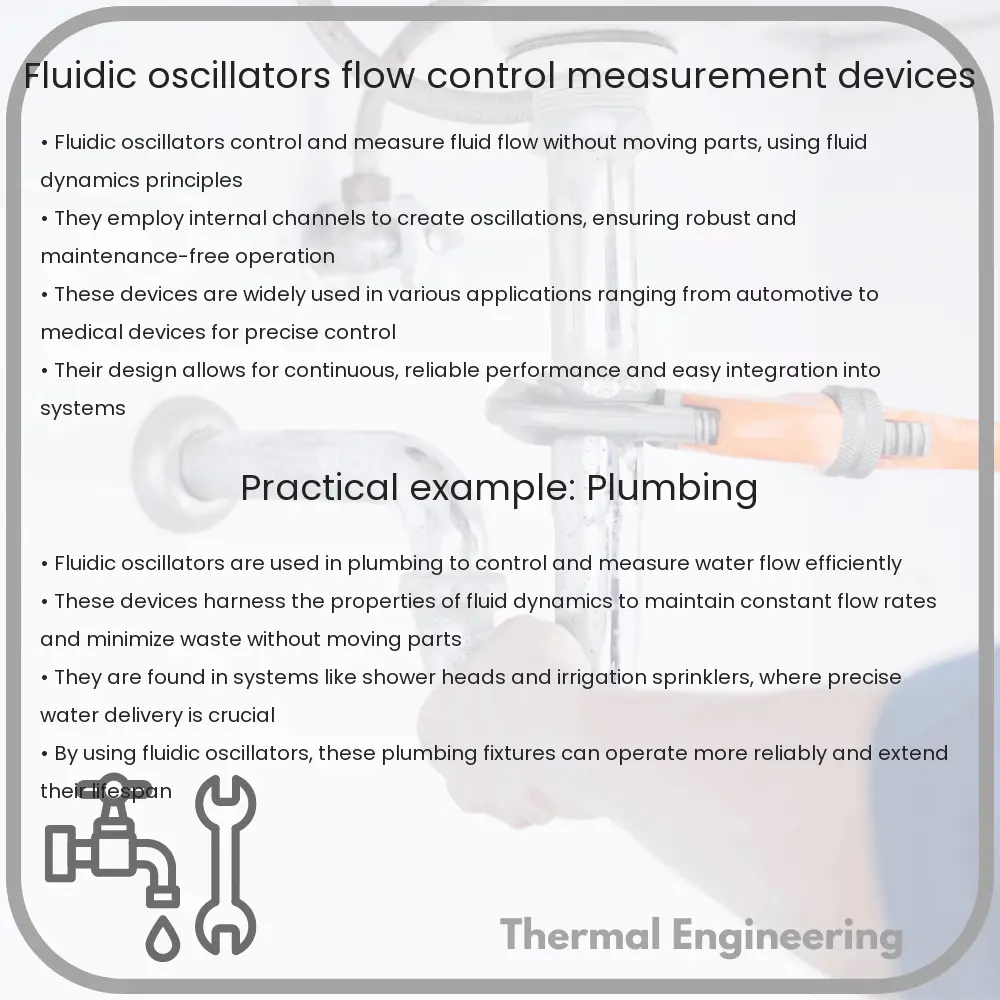 Fluidic Oscillators Flow Control And Measurement Devices 
