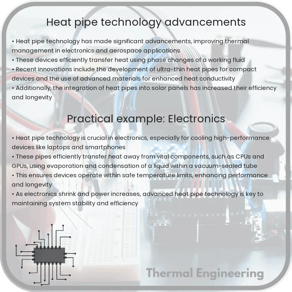 Heat pipe technology advancements