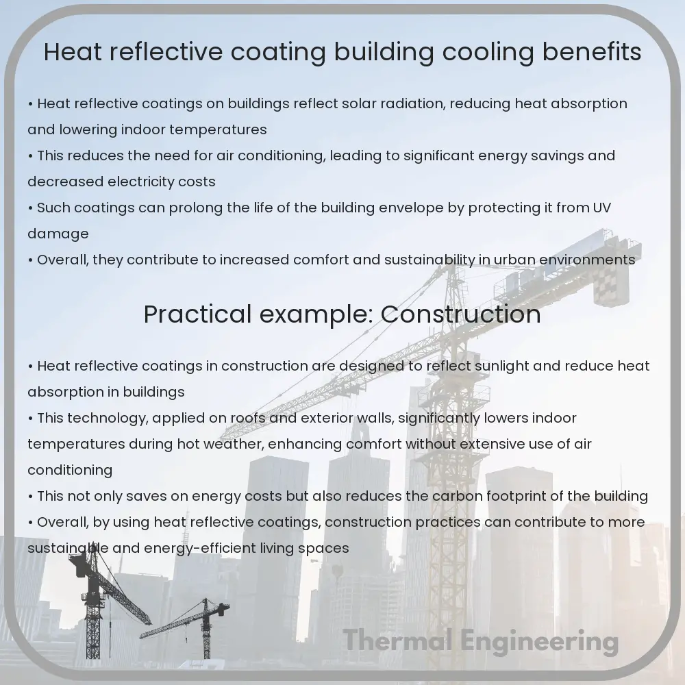 Heat Reflective Coating | Building Cooling Benefits