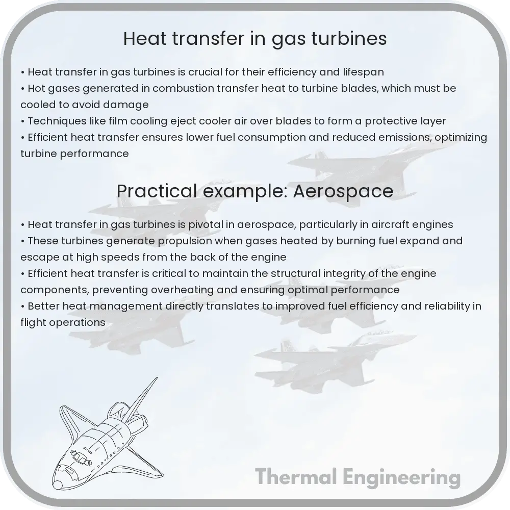 Heat transfer in gas turbines