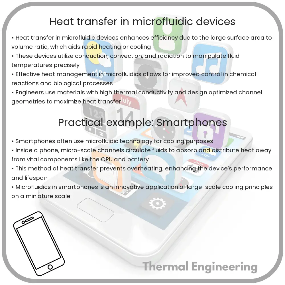 Heat transfer in microfluidic devices