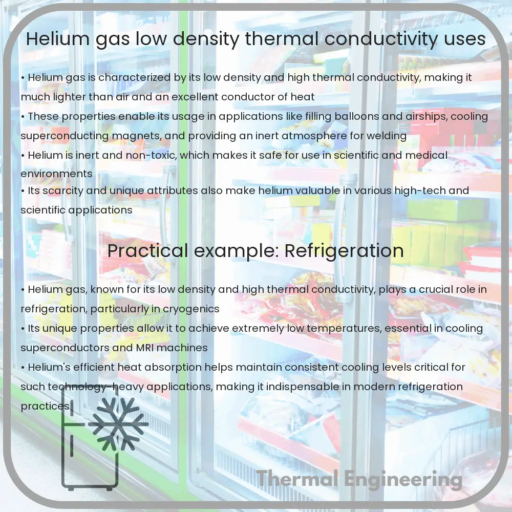 Helium Gas | Low Density, Thermal Conductivity & Uses