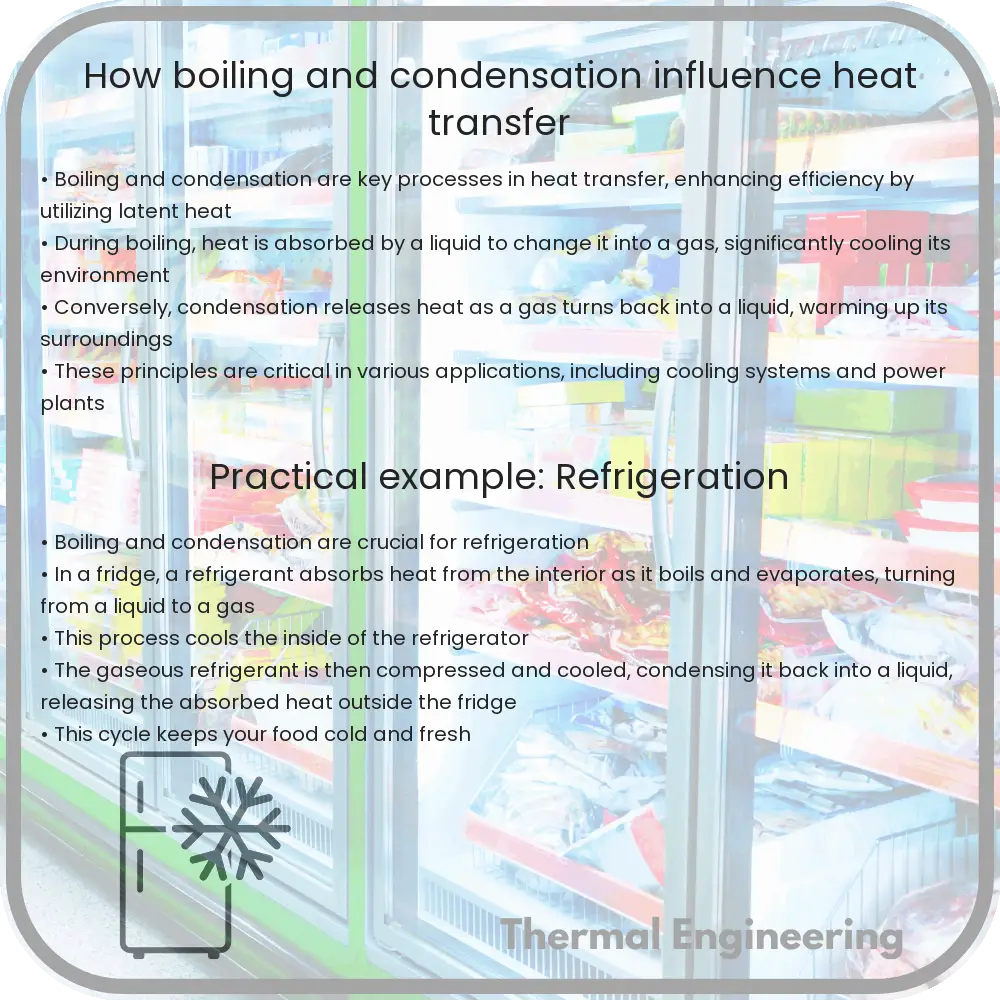 How boiling and condensation influence heat transfer