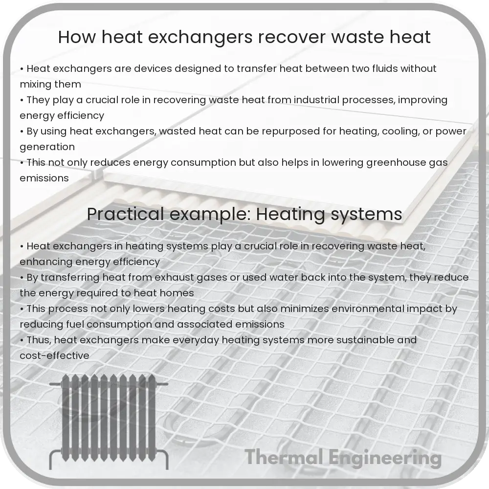 How heat exchangers recover waste heat
