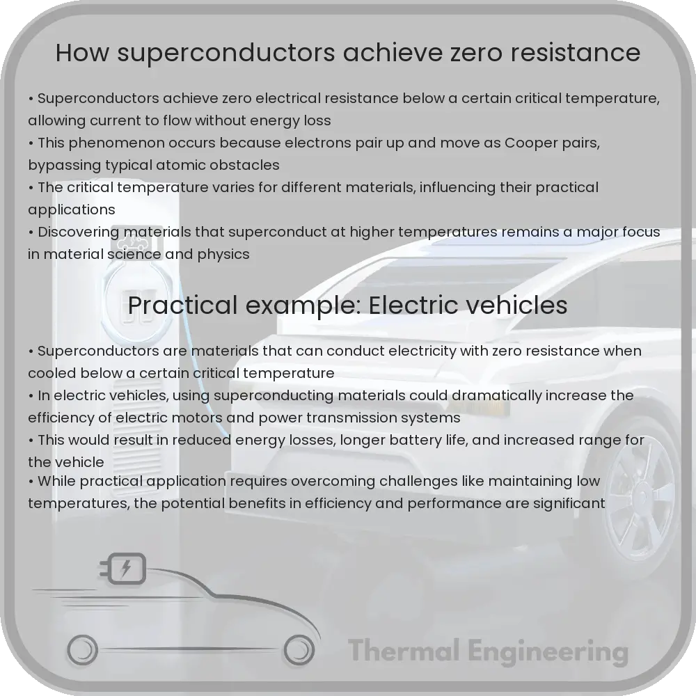 How superconductors achieve zero resistance
