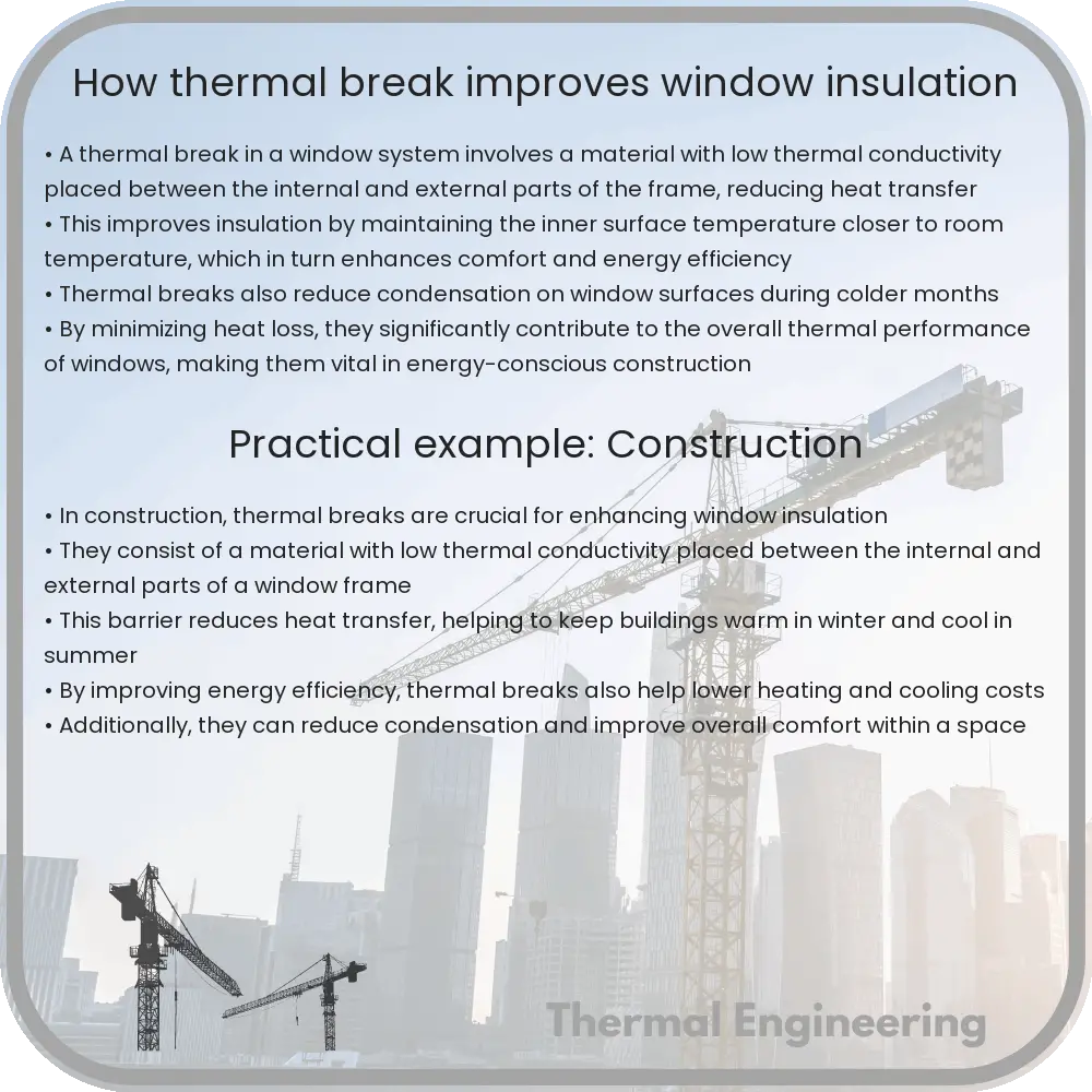 How thermal break improves window insulation