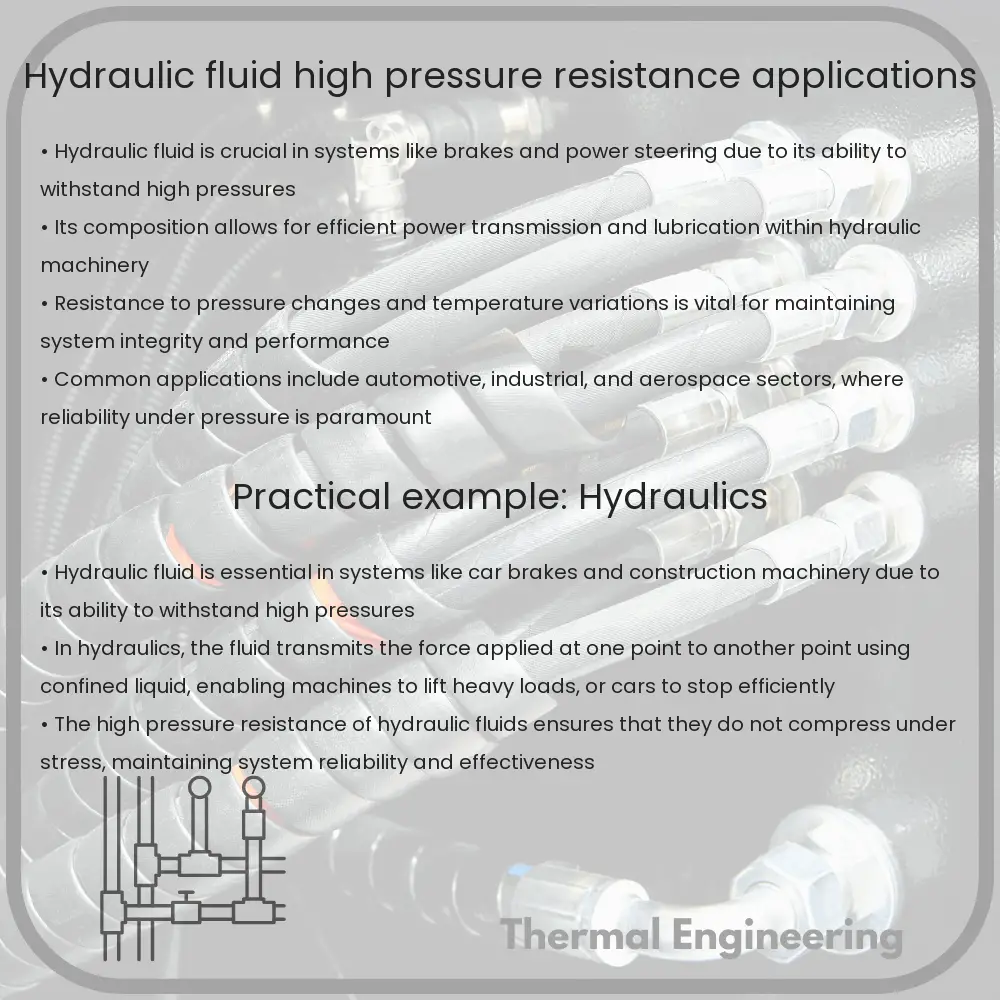 Hydraulic Fluid | High Pressure Resistance & Applications