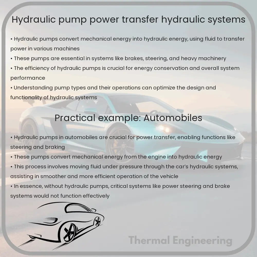 Hydraulic Pump | Power Transfer & Hydraulic Systems