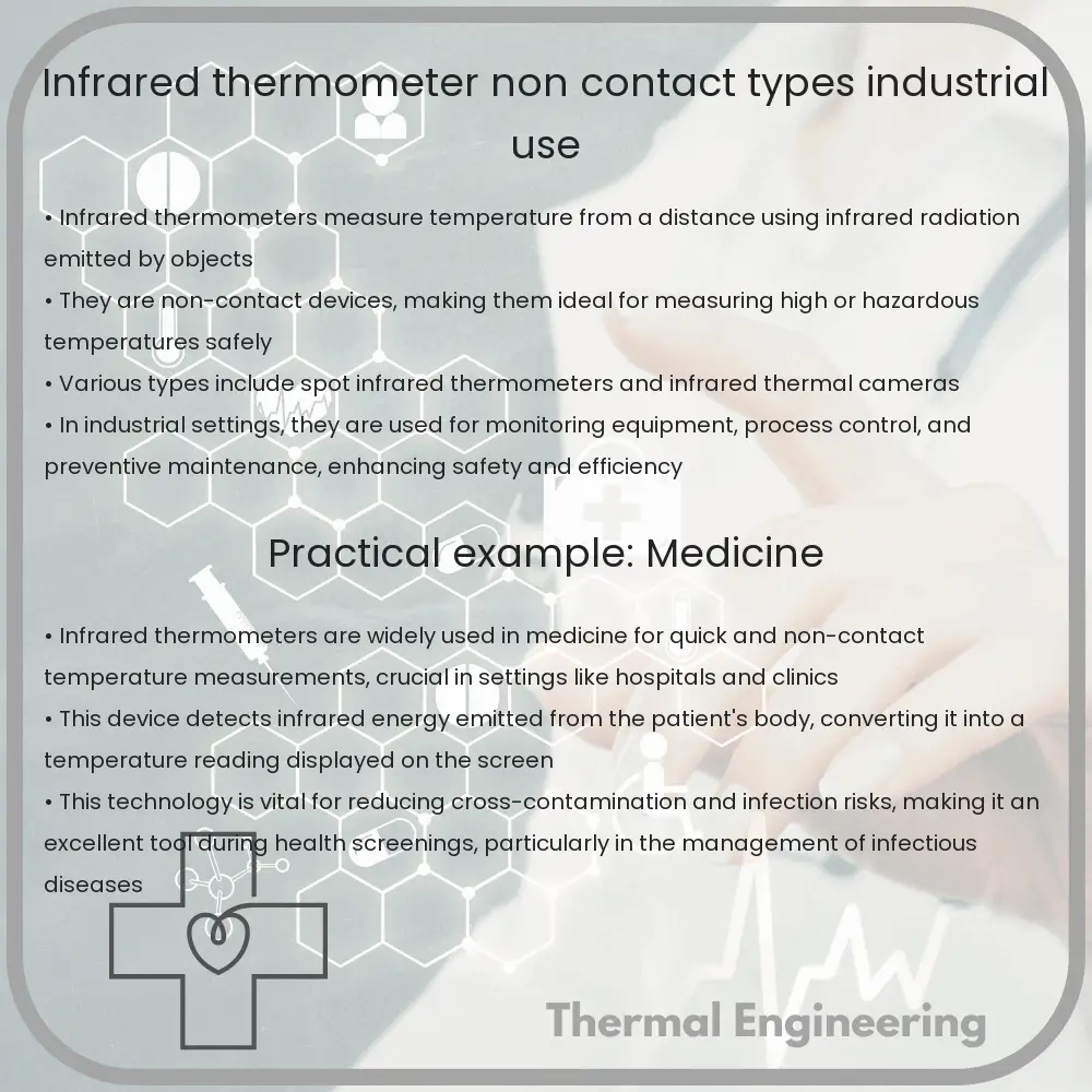 Infrared Thermometer | Non-contact, Types, Industrial Use