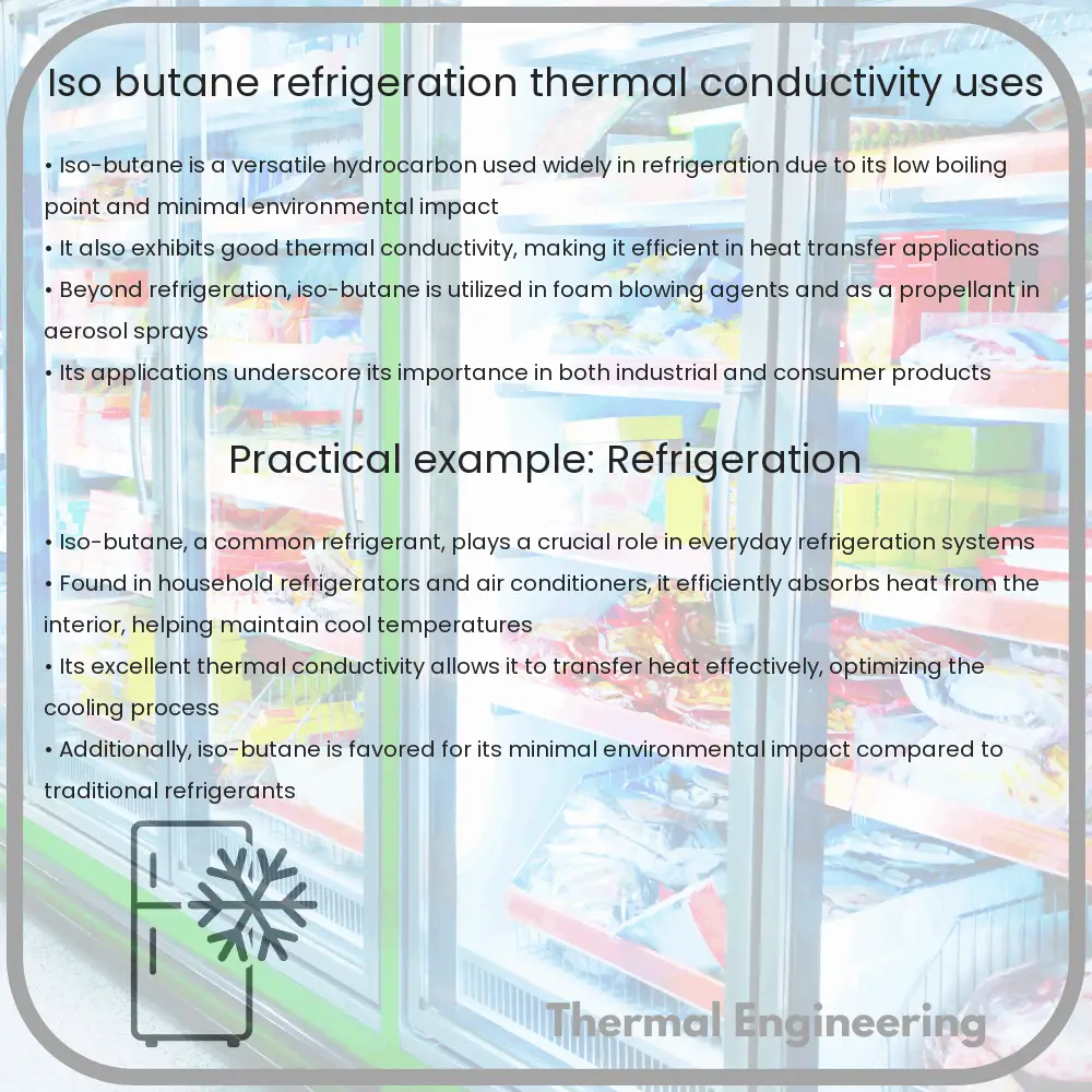 Iso-Butane | Refrigeration, Thermal Conductivity & Uses