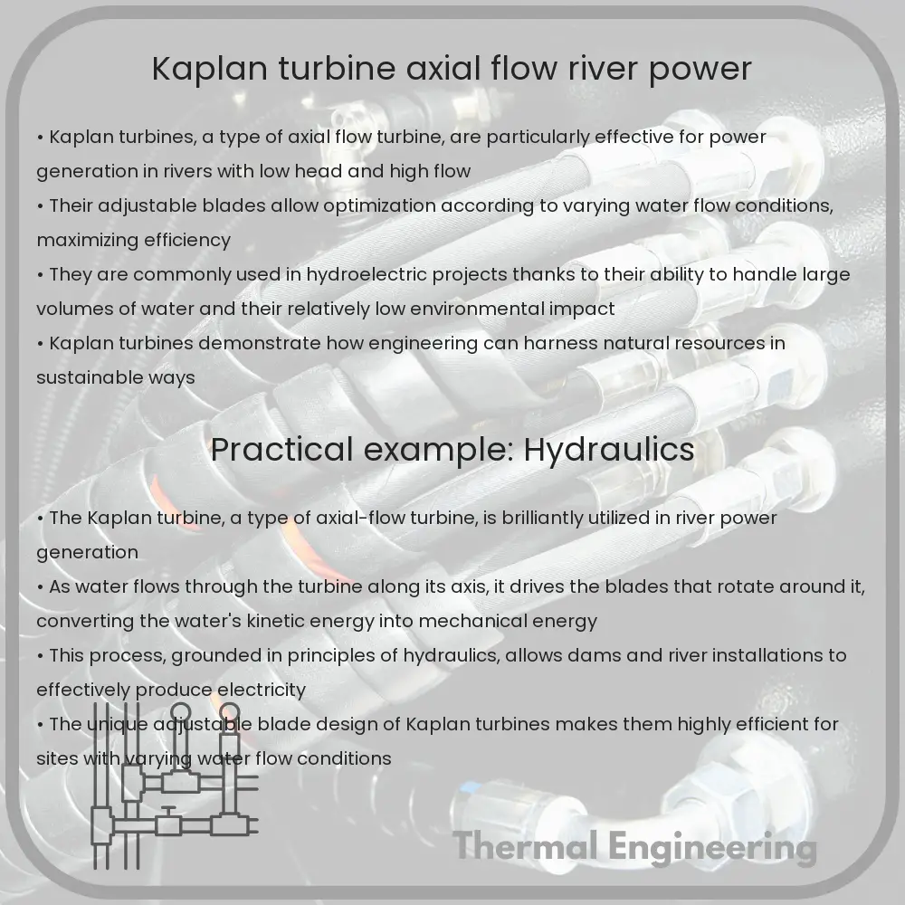 Kaplan Turbine | Axial Flow, River Power