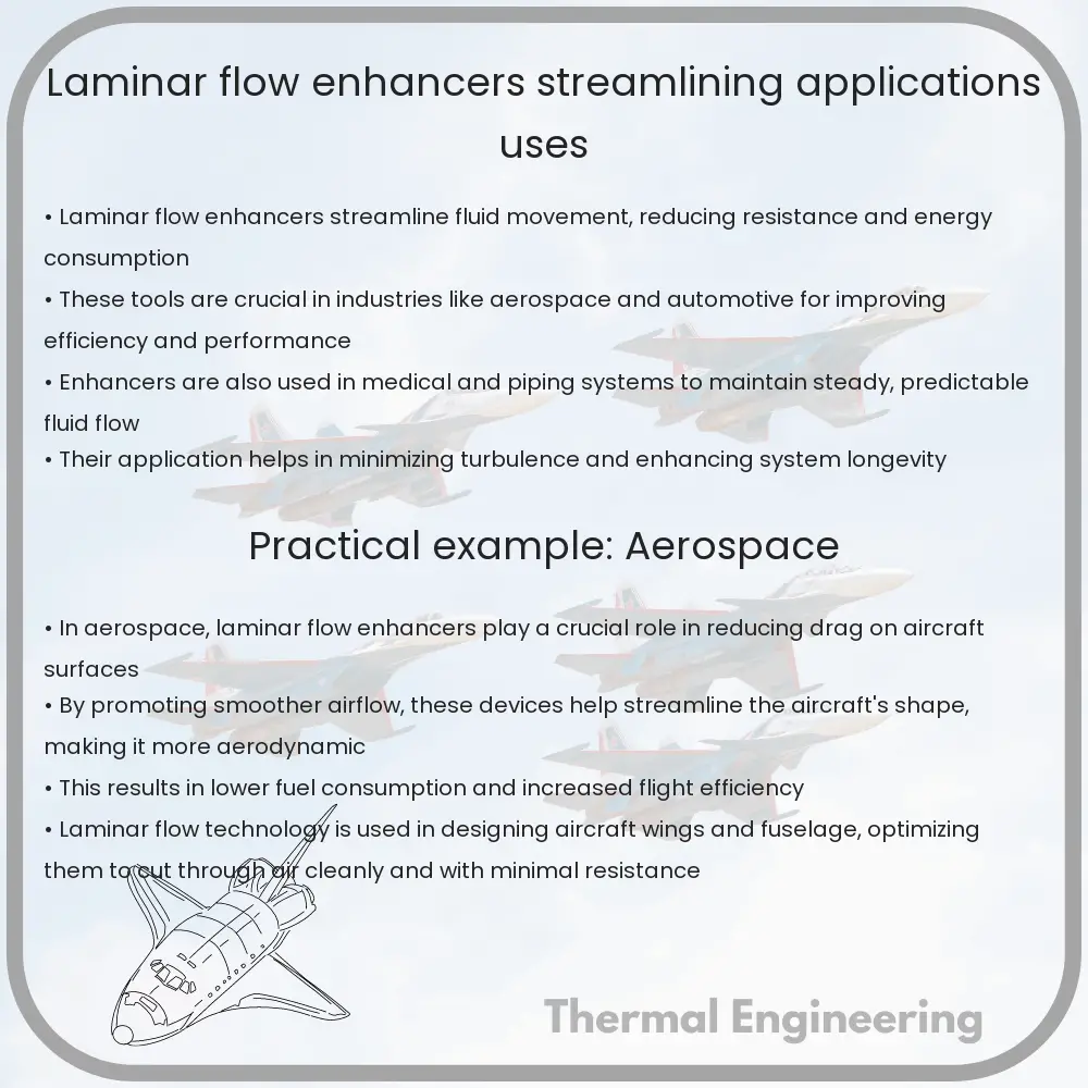 Laminar Flow Enhancers | Streamlining, Applications & Uses