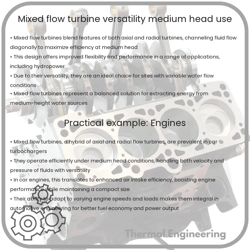 Mixed Flow Turbine | Versatility & Medium Head Use