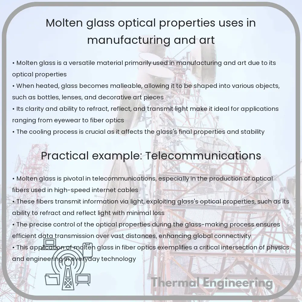 Molten Glass | Optical Properties, Uses in Manufacturing and Art