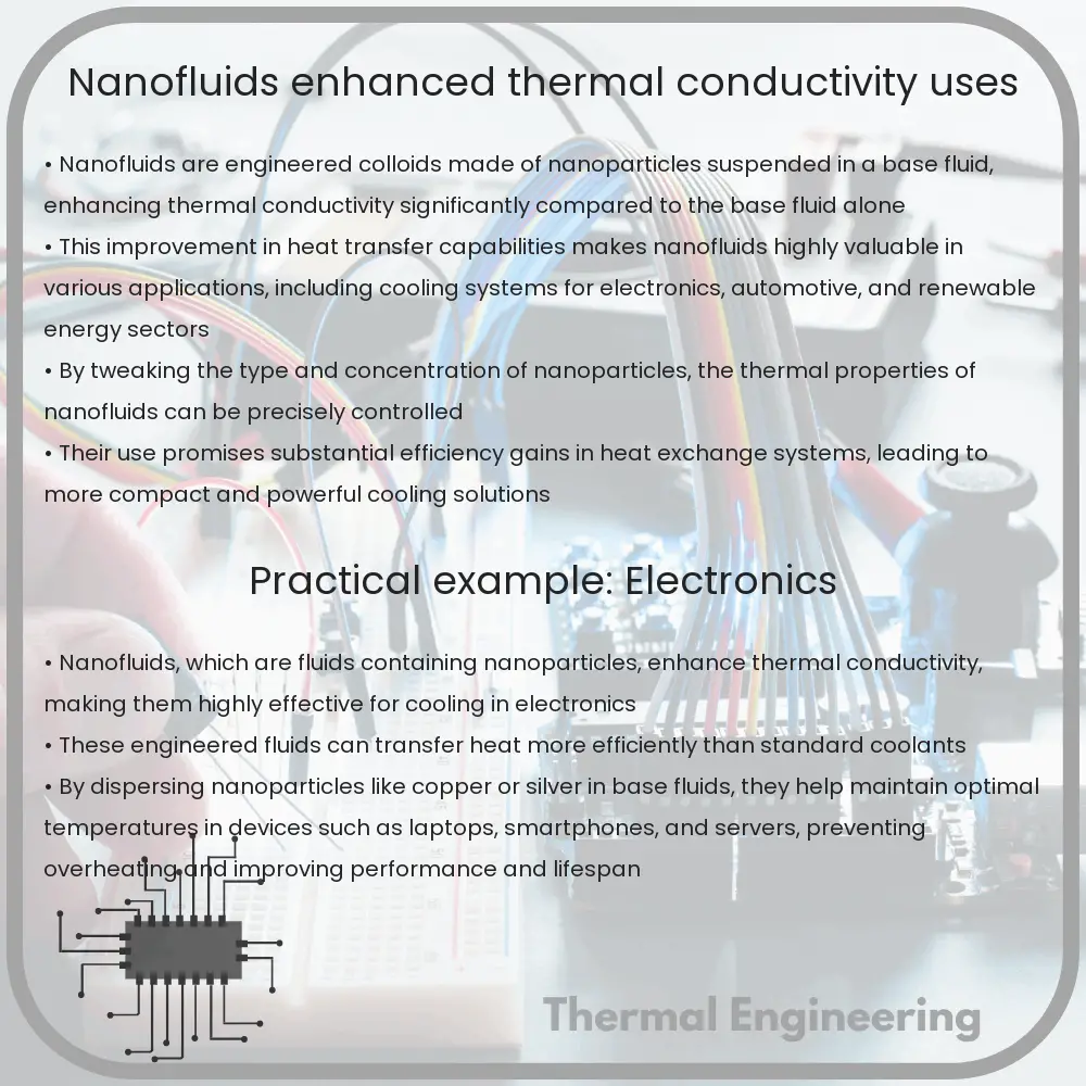 Nanofluids | Enhanced Thermal Conductivity & Uses