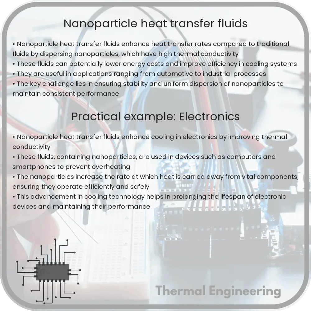 Nanoparticle heat transfer fluids
