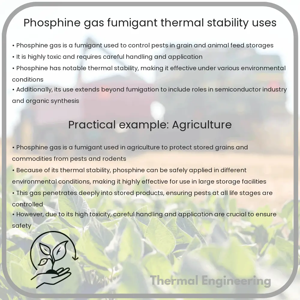 Phosphine Gas | Fumigant, Thermal Stability & Uses