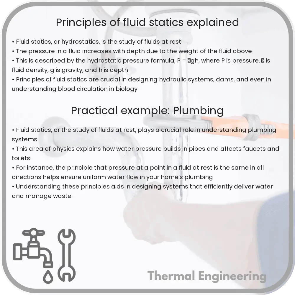 Principles of Fluid Statics Explained