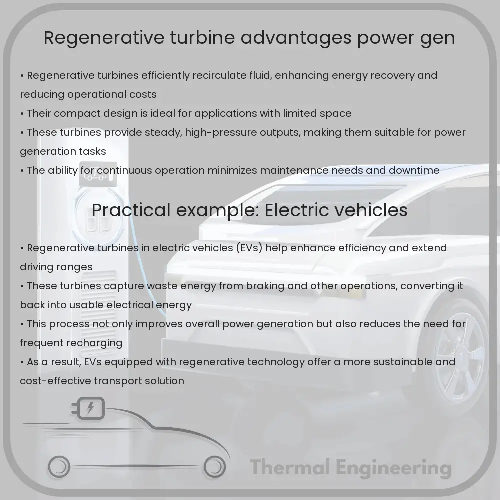 Regenerative Turbine | Advantages, Power Gen Regenerative Turbine | Advantages, Power Gen