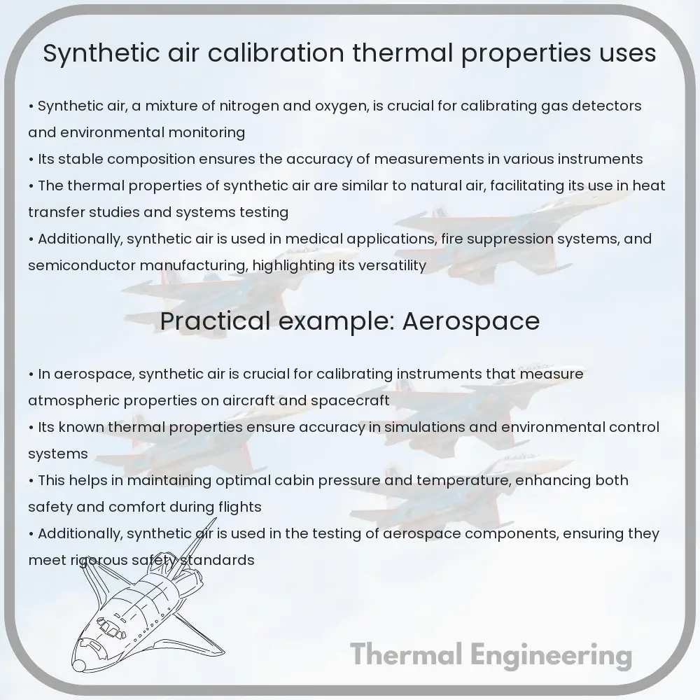 Synthetic Air | Calibration, Thermal Properties & Uses