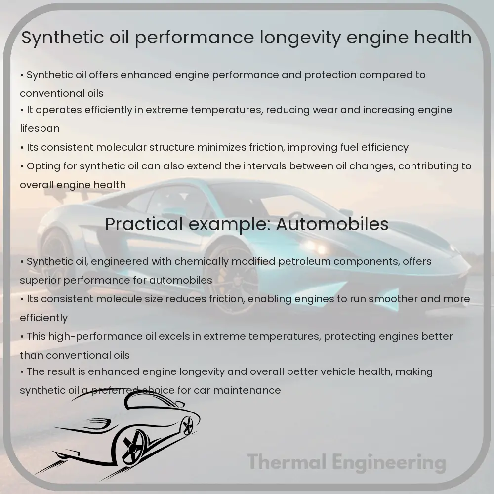 Synthetic Oil | Performance, Longevity & Engine Health